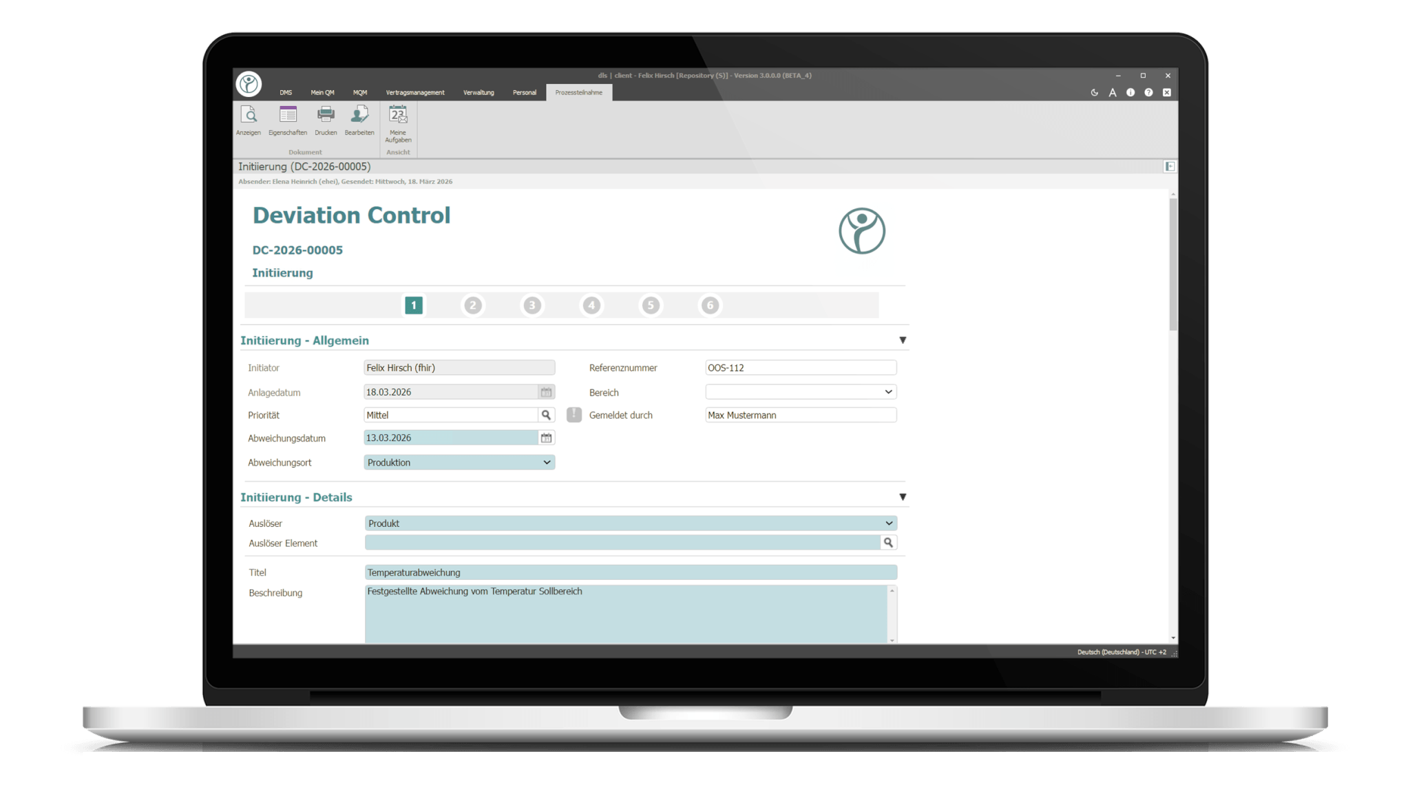 More about Deviation Control - Deviation Management | DLS